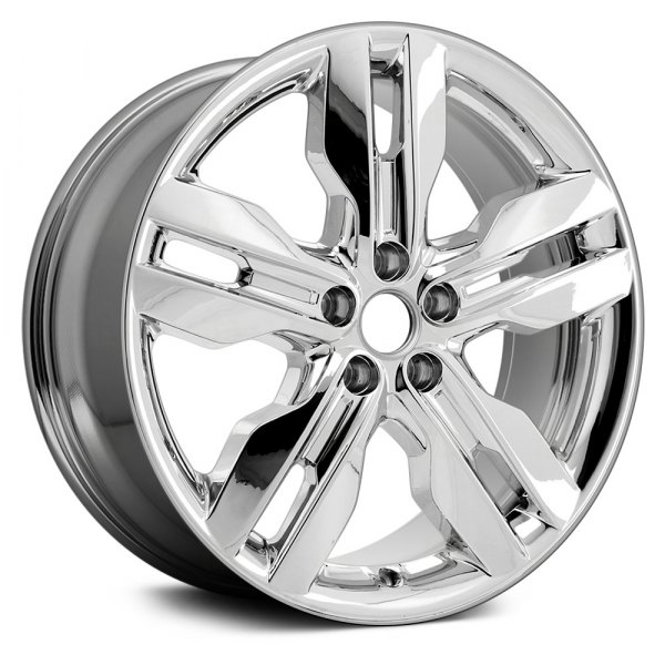 Replace® ALYFJ017X86N - Double 5-Spoke Chrome 20x8 Alloy Factory Wheel ...