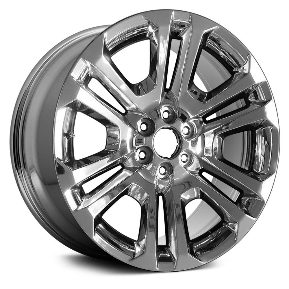 Replace® ALYGR058U85N - 6 V-Spoke OE Chrome 22x9 Alloy Factory Wheel ...