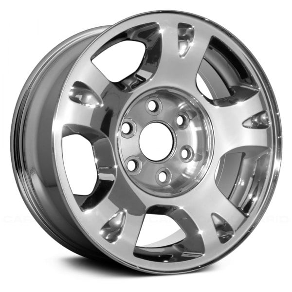 Replace® ALYGH054U85 - Double 5-Spoke Chrome 17x7.5 Alloy Factory Wheel ...