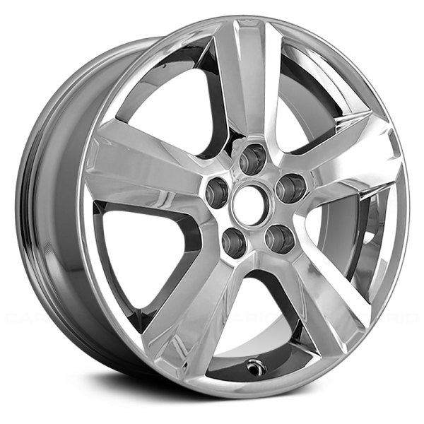 Replace® ALYGC025U86N - 5-Spoke Chrome 17x7 Alloy Factory Wheel - Replica