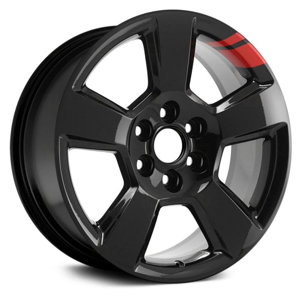 Replace® ALYGT091U46 - 5-Spoke Black with Red Accents 20x9 Alloy ...