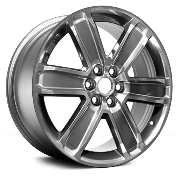 Replace® ALYGR049U79 - 6 I-Spoke Machined and Black Smoked Hyper Silver ...