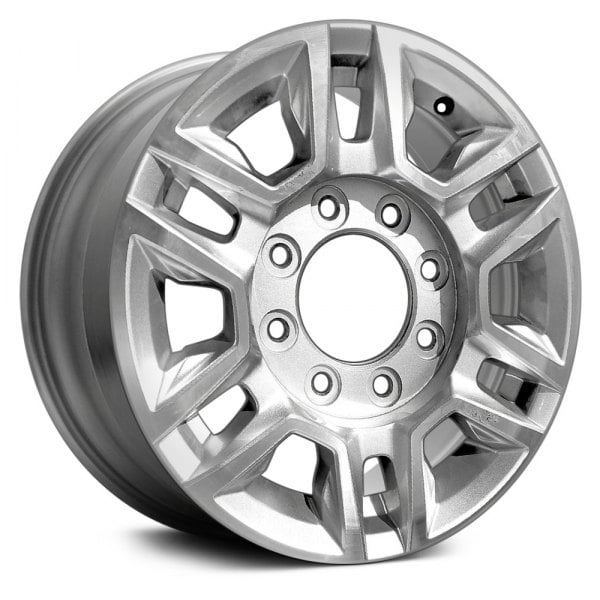 Replace® ALYGU071U10 - 12-Spoke Machined and Silver 17x7.5 Alloy ...