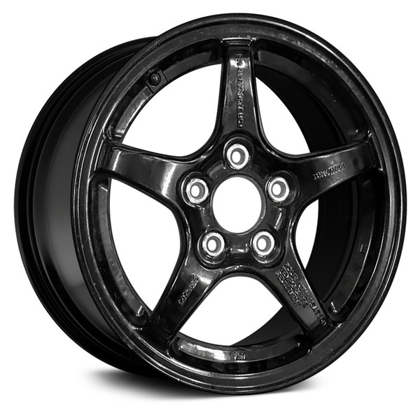 Replace® ALYGU036U45 - 5-Spoke Black 17x4 Alloy Factory Wheel ...