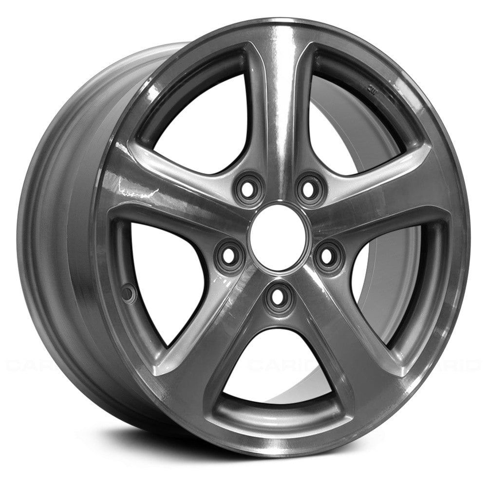 Replace® ALYHS035U10 - 5-Spoke Machined and Silver 15x6 Alloy Factory ...
