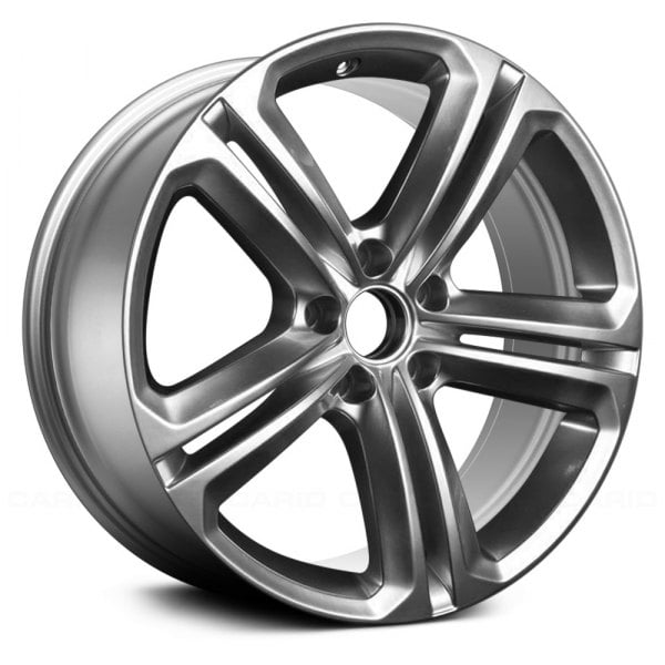 Replace® ALYVY070U77 - Double 5-Spoke Bright Hyper Silver Full Face ...