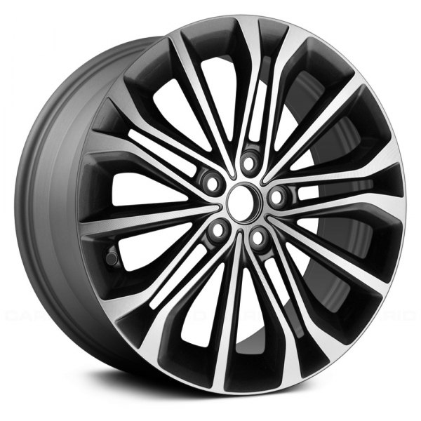Replace® - Hyundai Genesis 2015 5 W-Spoke Medium Gray 18x8 Alloy ...