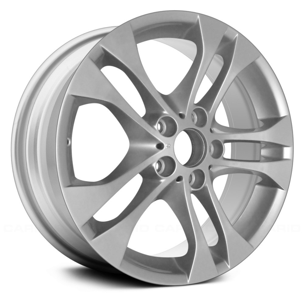 Replace® ALYBQ027U20 - Double 5-Spoke Silver 18x8 Alloy Factory Wheel ...
