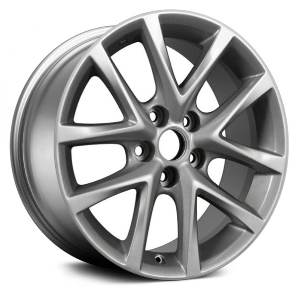 Replace® ALYLF019U78 - 5 V-Spoke Medium Smoked Hypersilver 17x8 Alloy ...