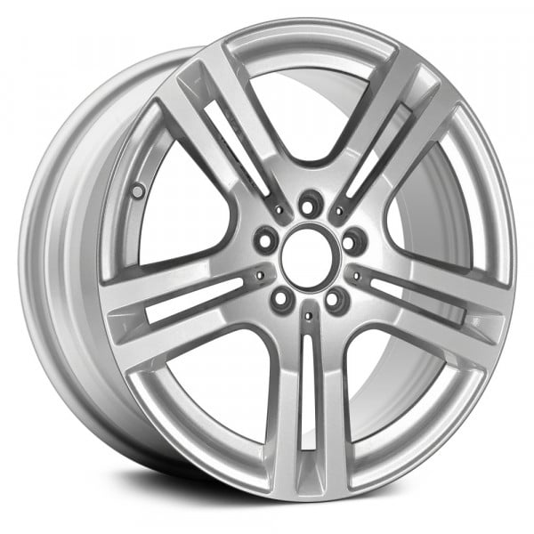 Replace® ALYMU043U20 - Double 5-Spoke Sparkle Silver 18x7.5 Alloy ...
