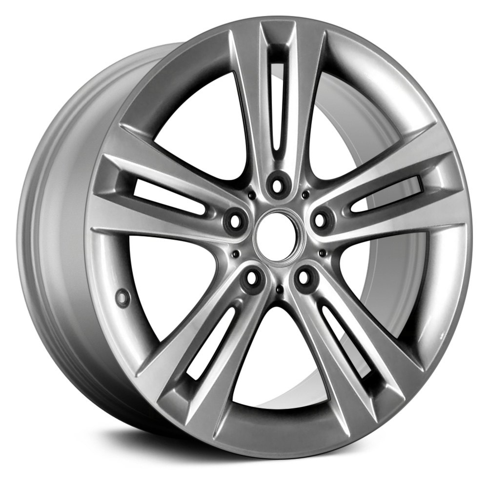 Replace® ALYBX086U15 - Double 5-Spoke Silver 18x8.5 Alloy Factory Wheel ...