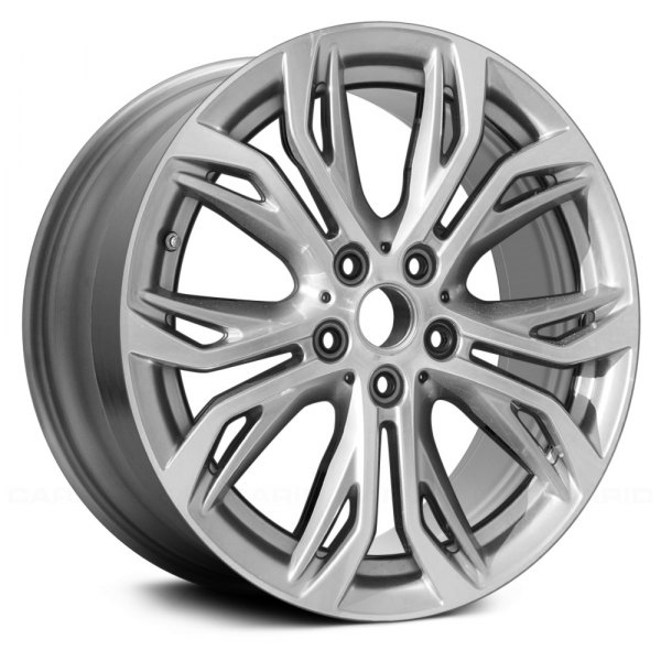 Replace® ALYBX067U10 - 5 Double V-Spoke Silver with Machined Accents ...
