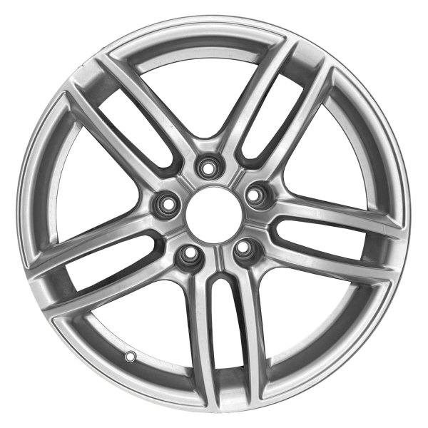 Replace® ALYPS070U77 - Double 5-Spoke Bright Hyper Silver 19x8.5 Alloy ...