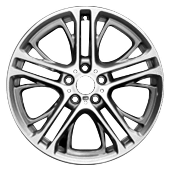 Replace® ALYBU075U10 - 20 Alternating-Spoke Silver with Machined Face ...
