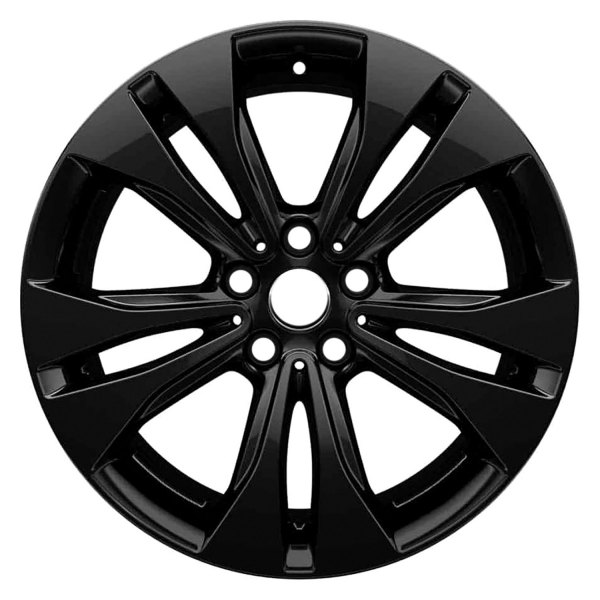 Replace® ALYBX068U45 - Double 5-Spoke Painted Gloss Black 18x7.5 Alloy ...
