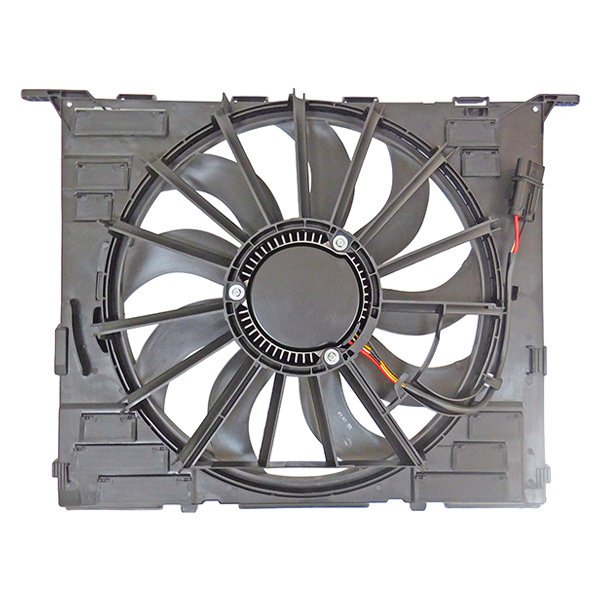 Replace® BM3115140 - Radiator and Condenser Fan Assembly with One Big Fan