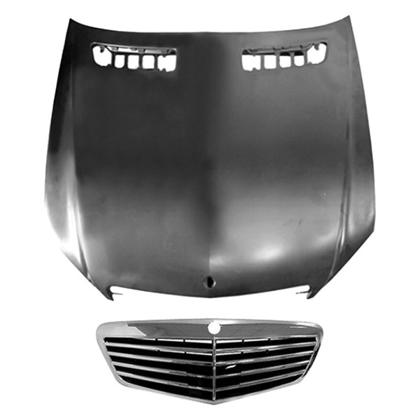 Replace® BNDL-209906 - 2-Piece (Hood Panel, Grille) (Standard Line)