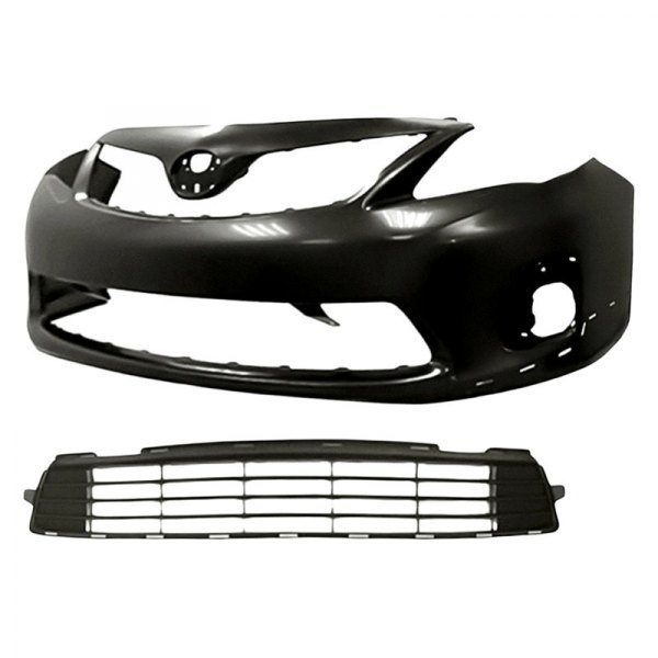 Replace® BNDL-227611 - 2-Piece (Front Bumper Cover, Front Bumper Grille ...