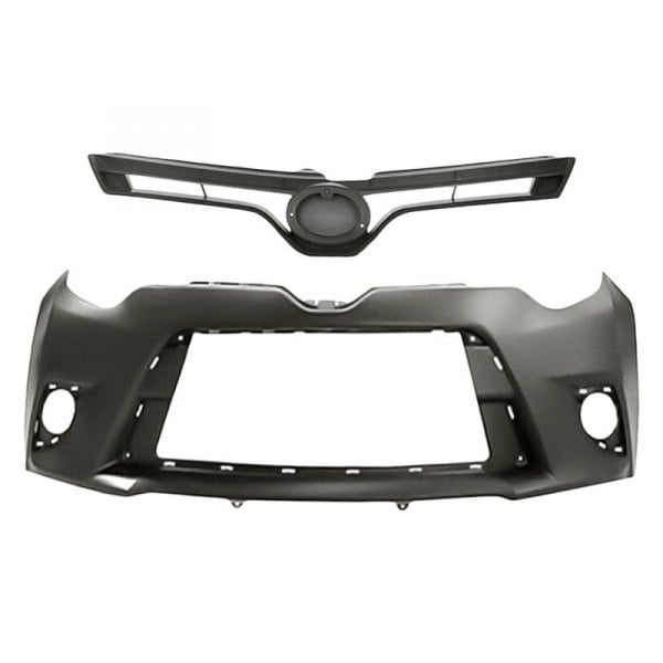 Replace® BNDL-227613 - 2-Piece (Front Bumper Cover, Grille Bar ...