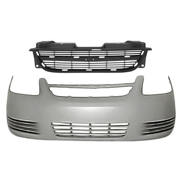 Replace® BNDL-227946 - 2-Piece (Front Bumper Cover, Upper Grille ...