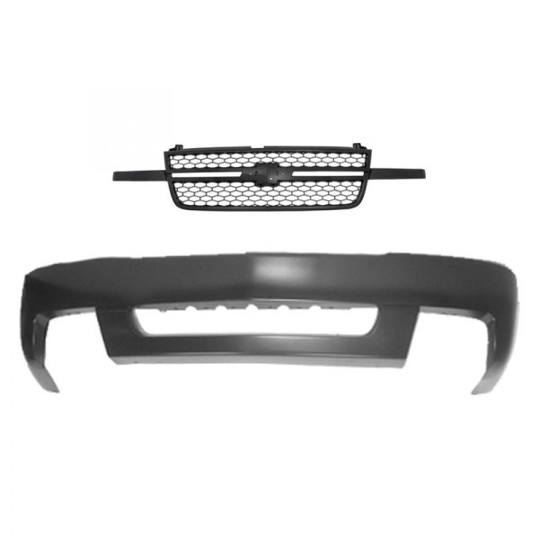 Replace® BNDL-230623 - 2-Piece (Front Bumper Cover, Grille) (Standard Line)
