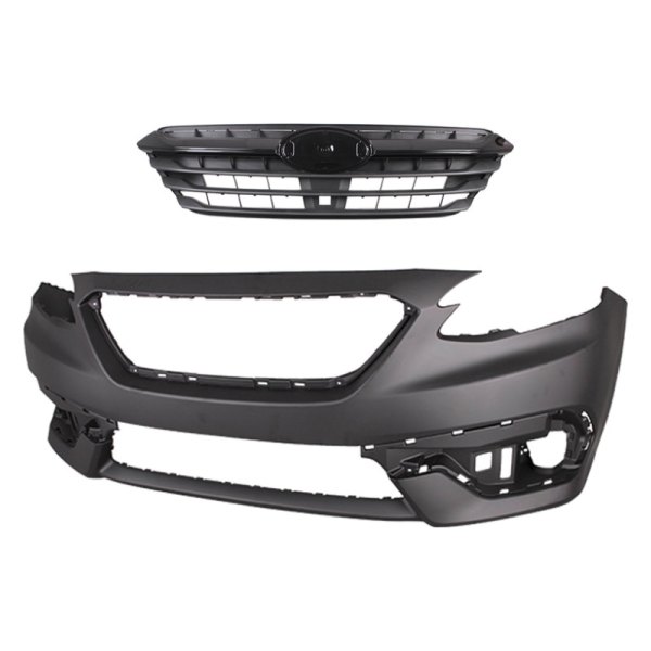 Replace® BNDL-231252 - 2-Piece (Front Bumper Cover, Grille) (Standard Line)