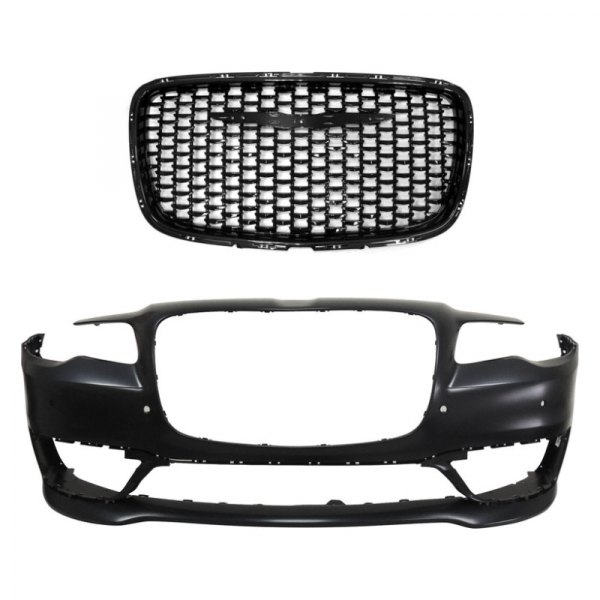 Replace® BNDL-231451 - 2-Piece (Front Bumper Cover, Grille) (CAPA ...
