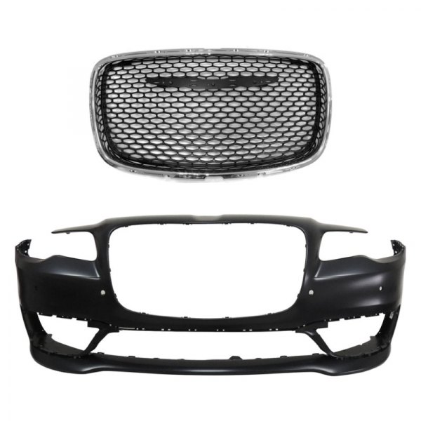 Replace® BNDL-231454 - 2-Piece (Front Bumper Cover, Grille) (CAPA ...