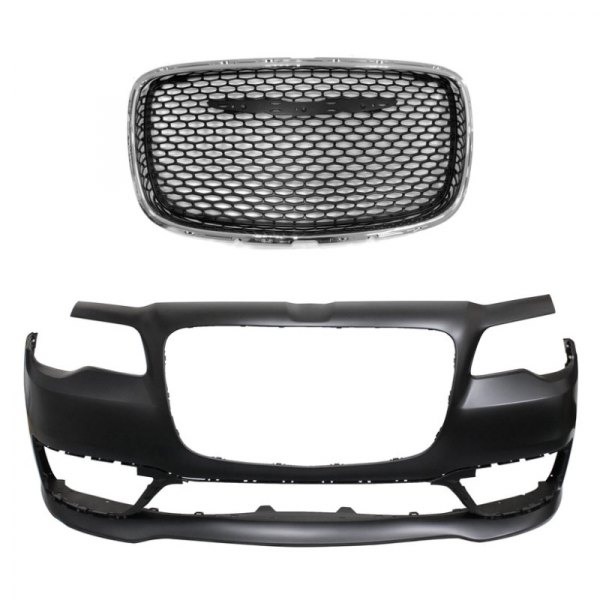 Replace® BNDL-231459 - 2-Piece (Front Bumper Cover, Grille) (CAPA ...