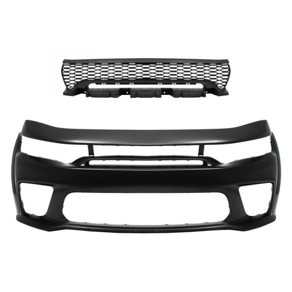 Replace® BNDL-232250 - 2-Piece (Front Bumper Cover, Grille) (Standard Line)