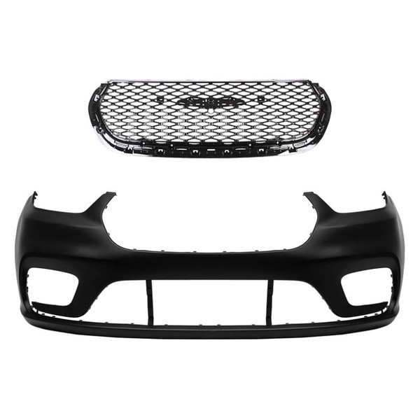 Replace® BNDL-232560 - 2-Piece (Front Bumper Cover, Grille) (CAPA ...