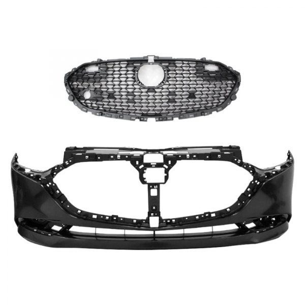 Replace® BNDL-232983 - 2-Piece (Front Bumper Cover, Grille) (Standard Line)