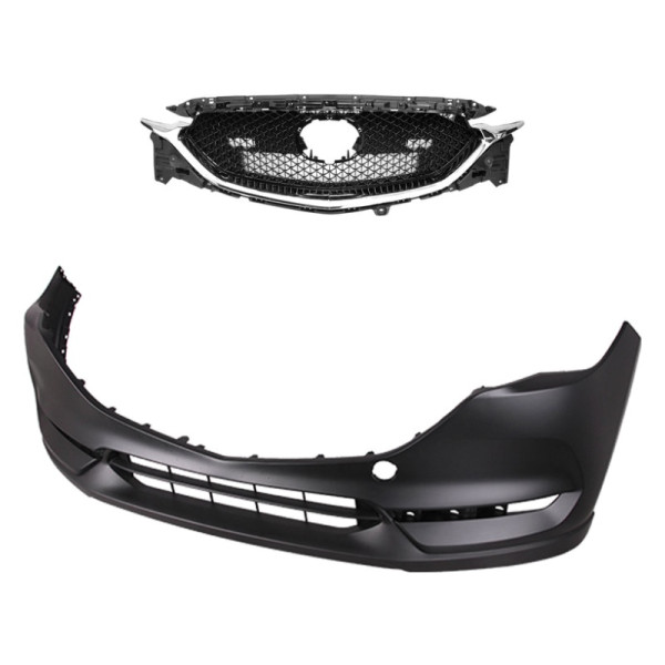 Replace® BNDL-233496 - 2-Piece (Front Bumper Cover, Grille) (CAPA ...