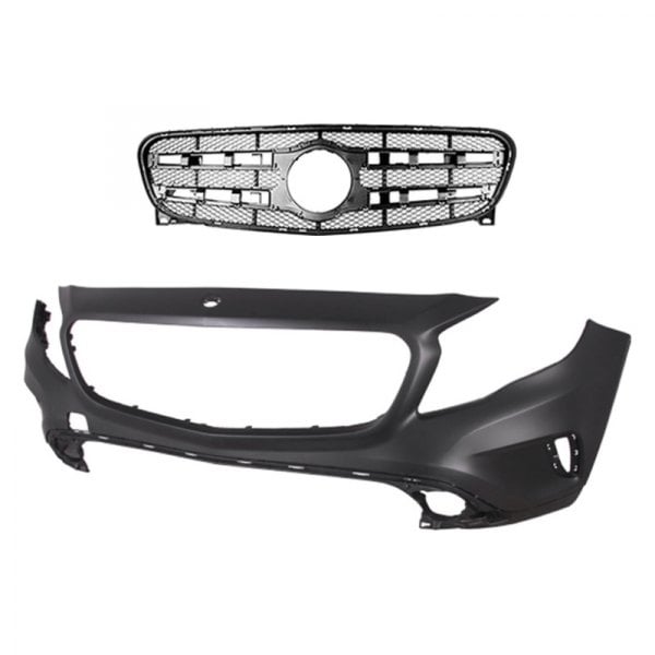 Replace® BNDL-234124 - 2-Piece (Front Bumper Cover, Grille) (CAPA ...