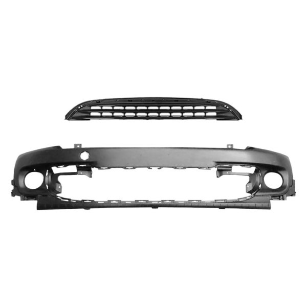 Replace® BNDL-235812 - 2-Piece (Front Bumper Cover, Grille) (Standard Line)