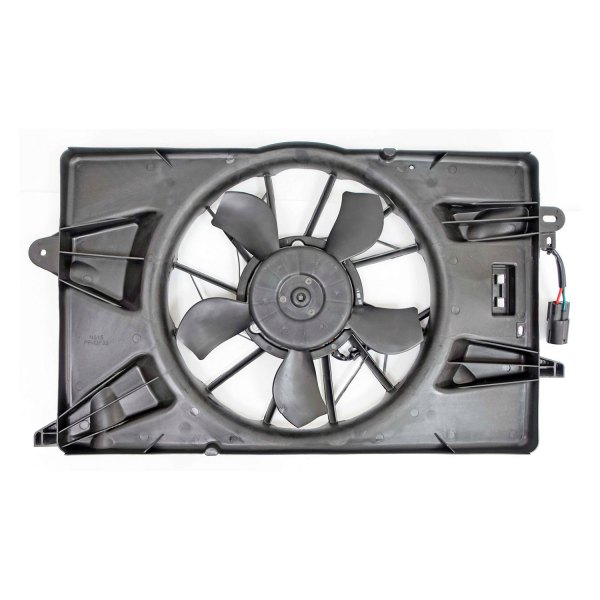 Replace® CH3115206 - Radiator and Condenser Fan Assembly with One Big Fan