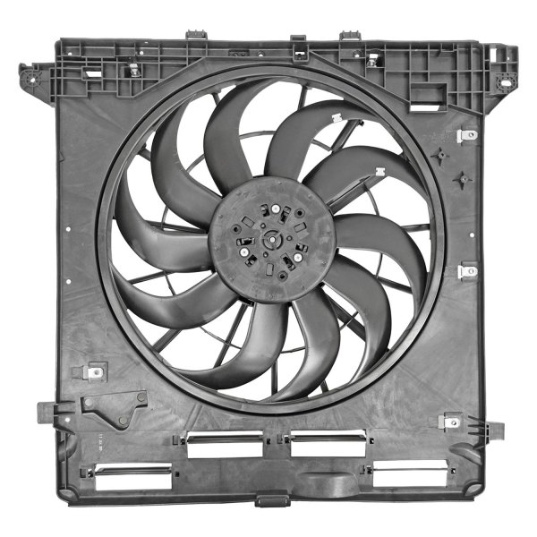 Replace® FO3115240 - Radiator and Condenser Fan Assembly with One Big Fan
