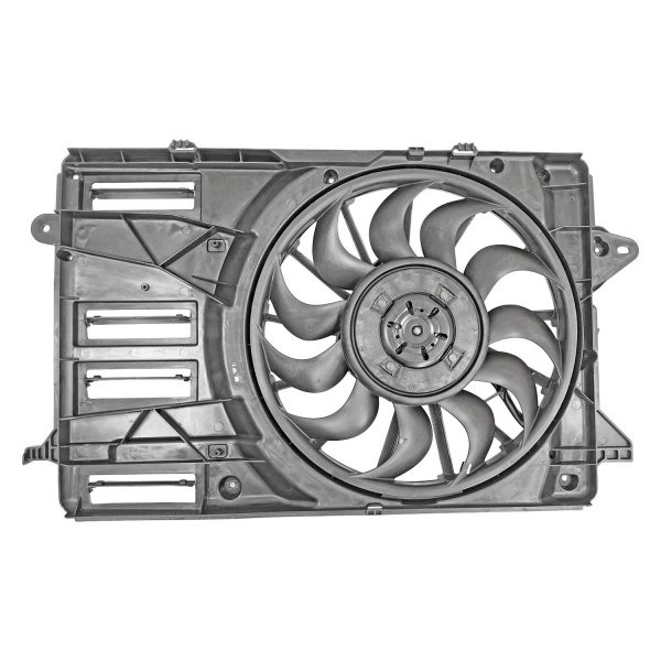 Replace® GM3115345 - Radiator and Condenser Fan Assembly with One Big Fan