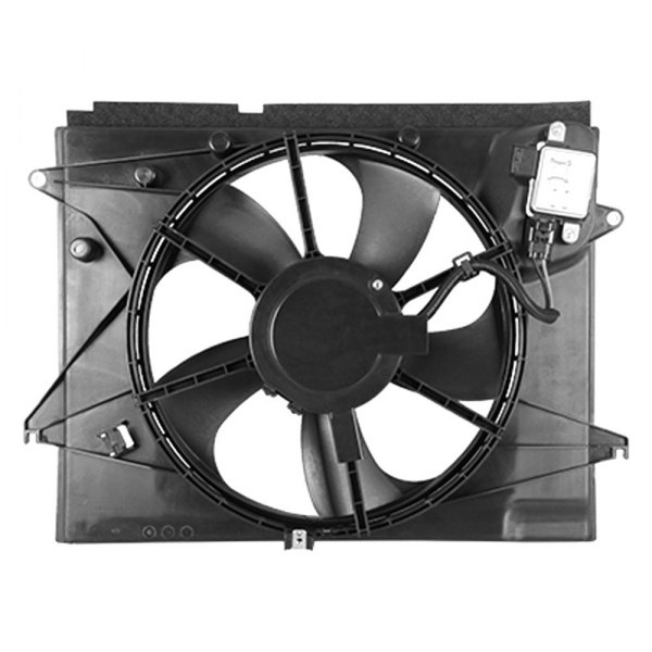 Replace® HY3115160 - Dual Radiator and Condenser Fan Assembly