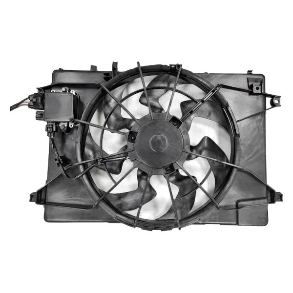 Replace® HY3115181 - Radiator and Condenser Fan Assembly with Two Fans