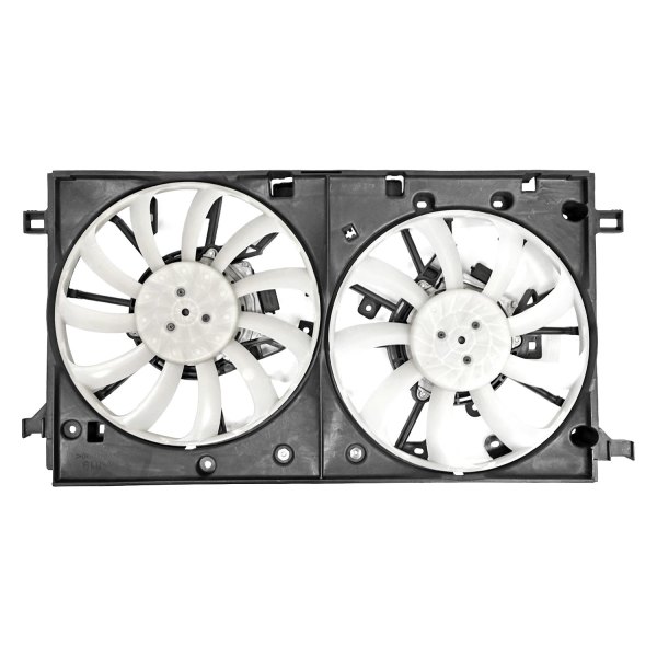 Replace® LX3115154 - Radiator and Condenser Fan Assembly with Two Fans