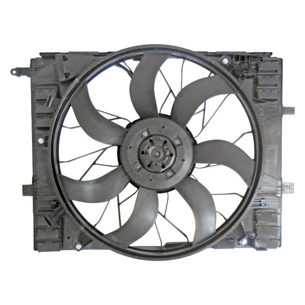 Replace® MB3115142 - Radiator and Condenser Fan Assembly with One Big Fan
