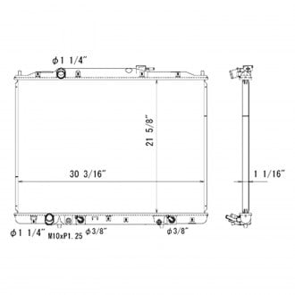 Honda Pilot Radiators & Parts - Performance, Replacement | CARiD