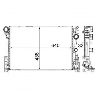 Mercedes Radiators & Parts - Performance, Replacement, Aluminum | CARiD