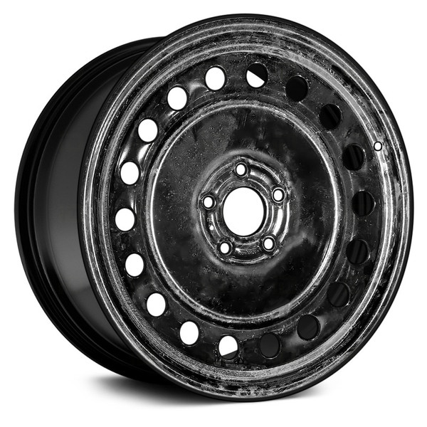 Replace® STLCG028U45 - 18-Hole Black 17x4 Steel Factory Wheel ...