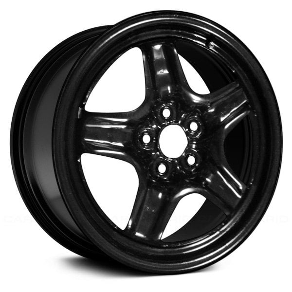 Replace® STLGQ072U45 - 5-Spoke Black 18x8 Steel Factory Wheel ...