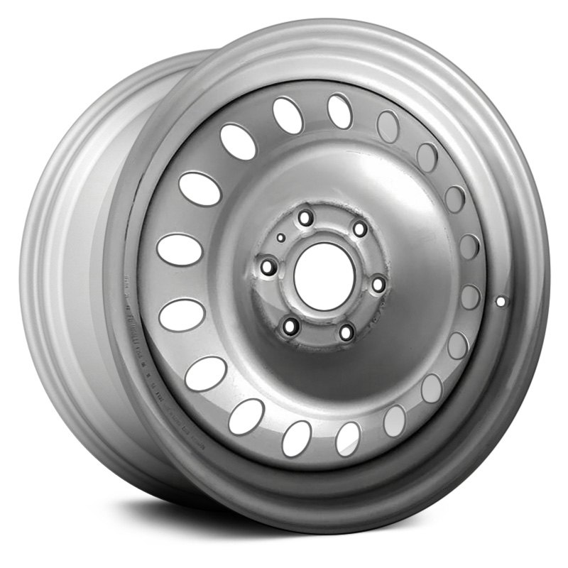 Replace® STLNL023U20 - 18-Hole Silver 18x8 Steel Factory Wheel ...