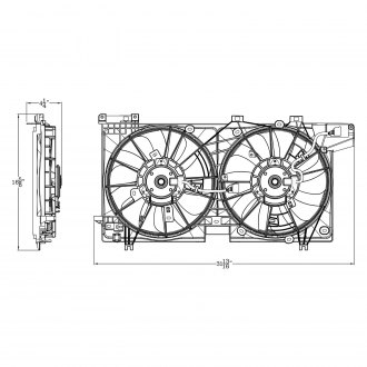Subaru Outback Radiator Fans & Parts | Electric, Mechanical — CARiD.com