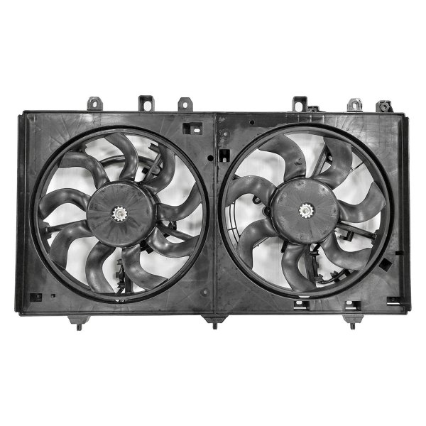 Replace® SU3115140 - Radiator and Condenser Fan Assembly with Two Fans