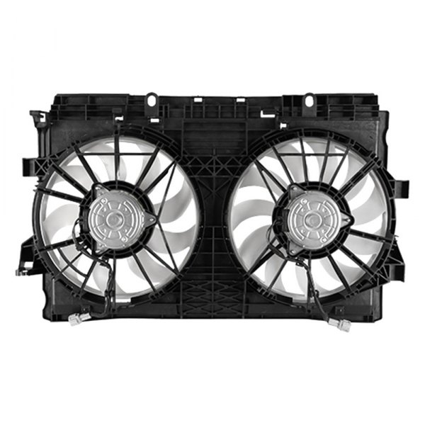 Replace® SU3115146 - Radiator and Condenser Fan Assembly with Two Fans